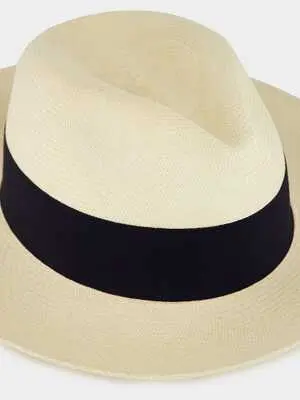 Frescobol Carioca Rafael Panama Hat - Blue