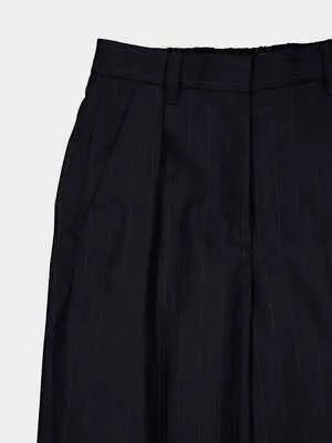 Miu Miu Pinstripe Wide-leg Trousers