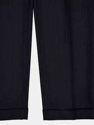Miu Miu Pinstripe Wide-leg Trousers