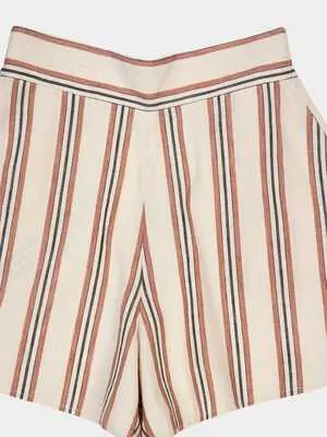 PAULA Calcita Striped Linen Shorts - Multicolour