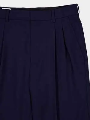 Casablanca Tailored Pleated Trousers - Blue