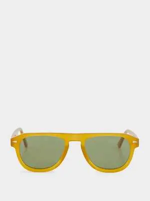 AHLEM Peach And Khaki Light Carrousel Sunglasses - Orange