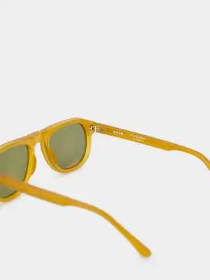 AHLEM Peach And Khaki Light Carrousel Sunglasses - Orange