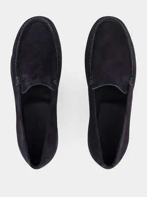 Manolo Blahnik Monaco Suede Boat Shoes