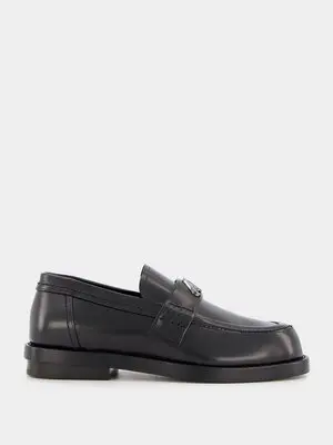 Alexander McQueen Classic Leather Loafers - Black