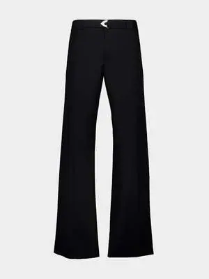 Alexander McQueen Straight-fit Trousers With Belt