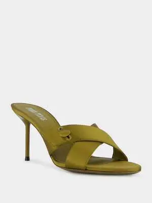 Paris Texas Oil Lidia Couture Satin Mules
