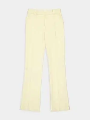 FRAME Mini Boot-cut Trousers - Cream
