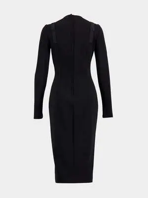 Dolce & Gabbana Silk-insert Midi Dress