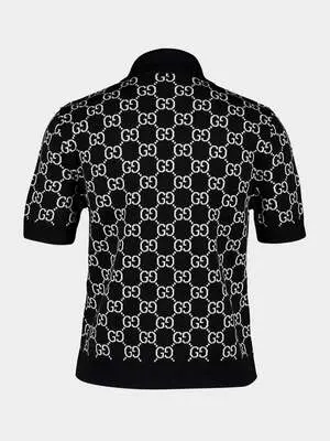 Gucci Reversible Gg Wool Polo Shirt