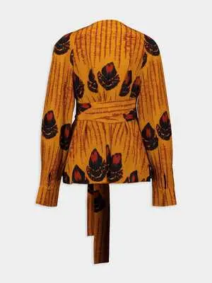 Altuzarra Tullius V-neck Long-sleeved Top