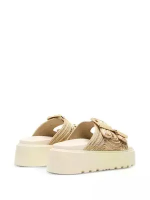 Casadei Thaiti Birki Buckle Slides