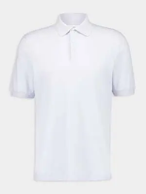 Men's Light Blue Shorts Polos