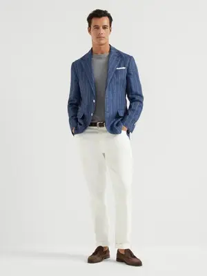 Brunello Cucinelli Textured Bottoms For Men