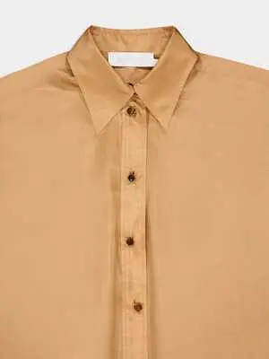 Zimmermann August Relaxed Silk Shirt - Brown