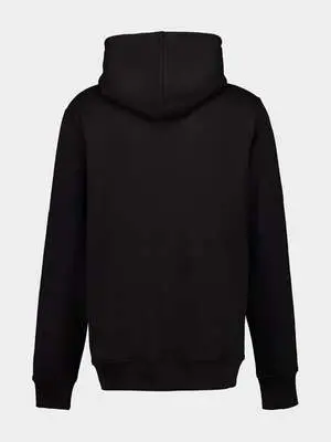 Balmain Flocked Logo Sweatshirt - Black