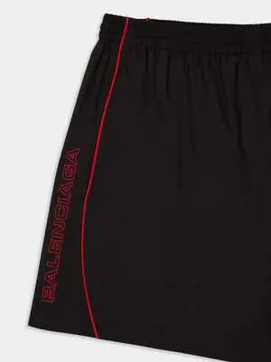 Balenciaga Washed Nylon Relaxed Fit Shorts