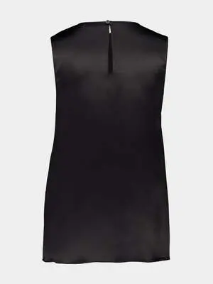 TOM FORD Sleeveless Silk Charmeuse Top