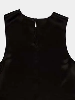 TOM FORD Sleeveless Silk Charmeuse Top