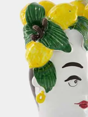 LES-OTTOMANS Hand-painted Sculpture Vase