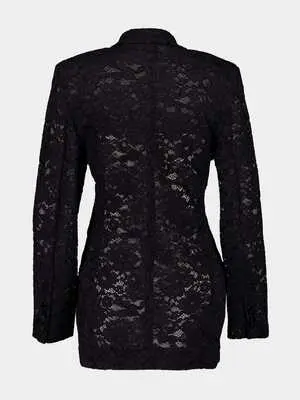 Saint Laurent Lace Double-breasted Jacket