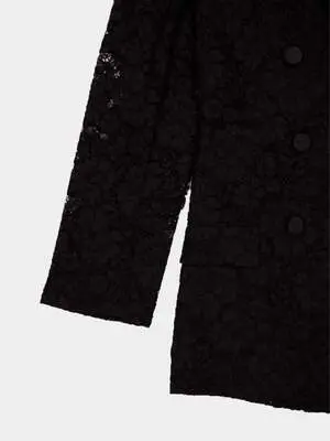 Saint Laurent Lace Double-breasted Jacket