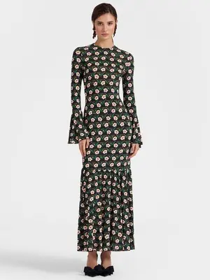 La DoubleJ Alba Flowy Jersey Dress - Multicolour