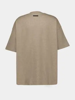 Fear Of God University Heather Gray Cotton T-shirt