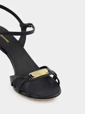 FERRAGAMO Strappy Sandal With Vara Buckle