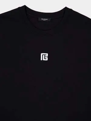 Balmain Regular Fit Small Logo T-shirt