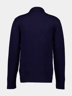 Valentino Garavani Loose-fit Wool And Cotton Cardigan