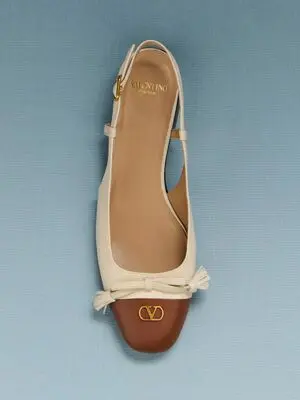 Valentino Garavani Valet Du Roi Slingback Ballerina
