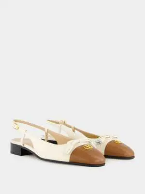 Valentino Garavani Valet Du Roi Slingback Ballerina