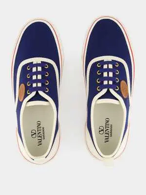 Valentino Garavani Nojoke Canvas Trainers - Blue