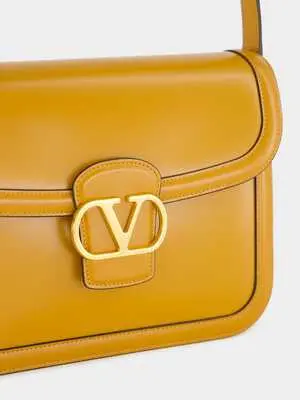 Valentino Garavani 9to5 Leather Shoulder Bag - Orange