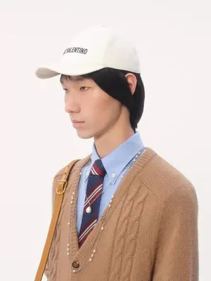 Valentino Garavani Embroidered Cotton Baseball Cap