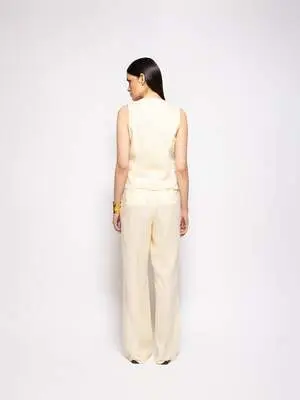 PAULA Leo Linen Vest