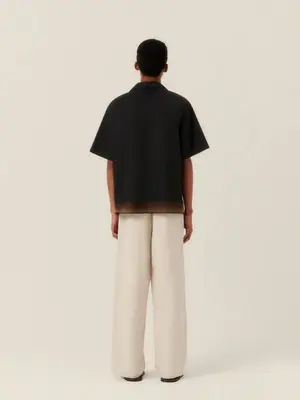 Commas Sunwaves Camp Collar Shirt