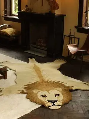 DOING GOODS Extra Large Lion Rug