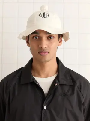 BODE Paneled Grandfather Hat - White