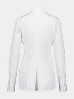 Givenchy Pleated Effect Poplin Shirt
