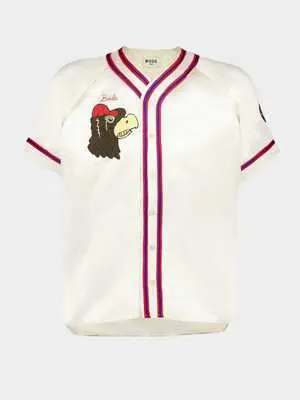 BODE Redtail Baseball Shirt - Cream