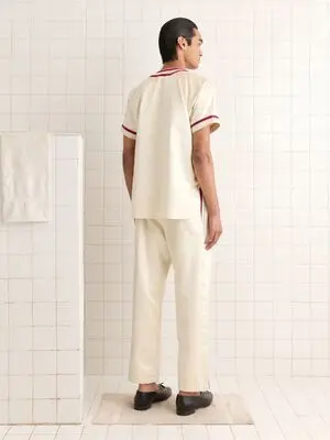 BODE Redtail Baseball Shirt - Cream
