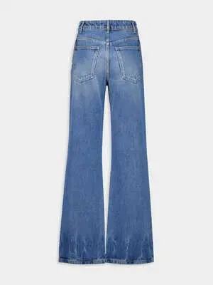 Rabanne High-waist Straight Jeans - Blue