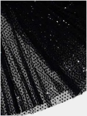 Dolce & Gabbana Sequin-embellished Short Pleated Dress