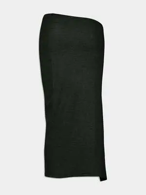 Rabanne Wrap Asymmetric Midi Skirt