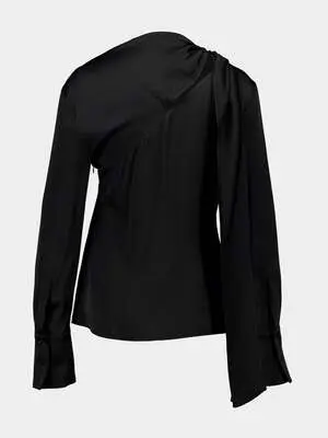 Givenchy Draped Bow Blouse