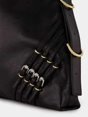 Givenchy Medium Voyou Bag With Buckles - Black