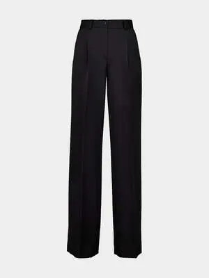 Dolce & Gabbana Flared Virgin Wool Tuxedo Pants