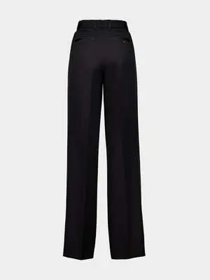 Dolce & Gabbana Flared Virgin Wool Tuxedo Pants